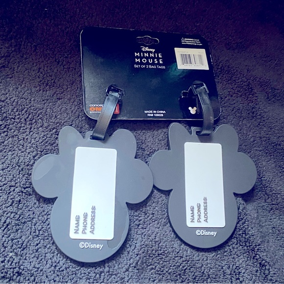 Disney | Other | New Mickey And Minnie Travel Bag Tags Duo Pack | Poshmark